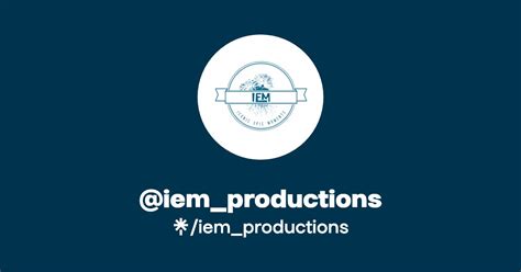 Iemproductions Instagram Facebook Linktree
