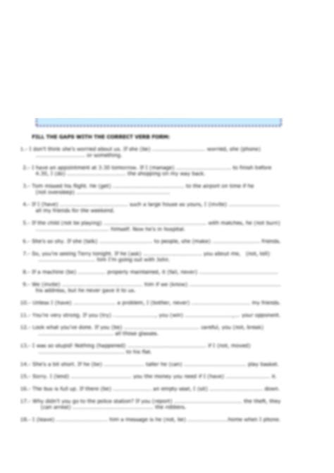 SOLUTION Conditional Sentences Exercise Studypool