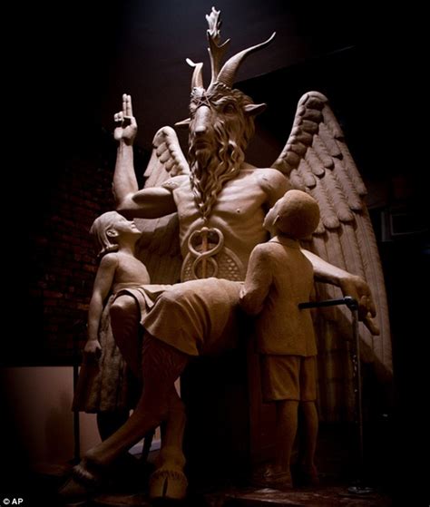 Satanic Temple Unveils Goat Headed Bronze Monument In Detroit Daily