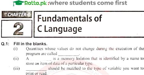2nd Year Computer Chapter 2 Notes Pdf ICS Part 2 Ratta Pk