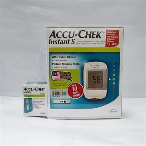 Accu Chek Instant S Starter Kit 10s Test Strips Farmasi Limbongan