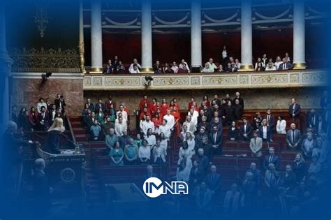 فیلم لباس‌ نمایندگان پارلمان فرانسه به رنگ پرچم فلسطین درآمد ایمنا