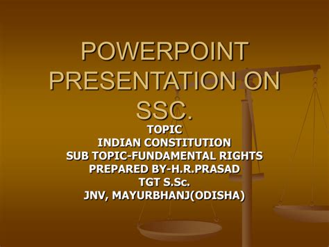 Powerpoint Presentation On Ssc