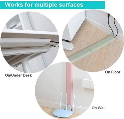 Wall Cable Management Covers Paintable Flat Design Cover Conceals 11 8 Inch Wall Raceway Wall