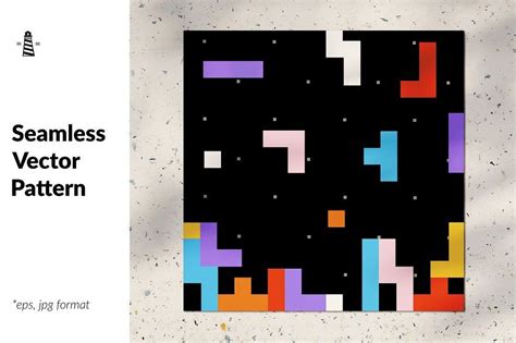 Tetris Seamless Pattern