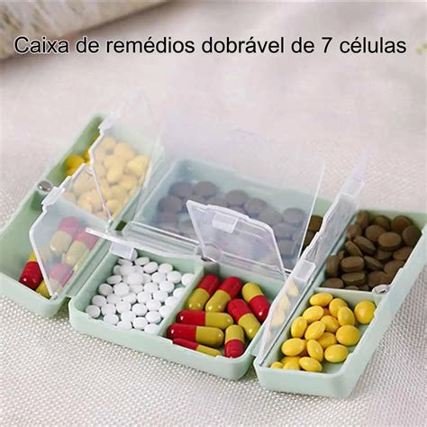 💊 Estojo Premium Portátil Para Comprimidos Pillcase™ Utilidade Genial