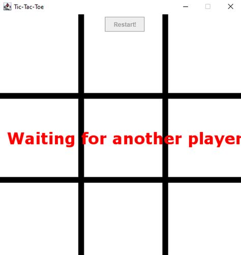 Github Eladoni1tictactoe Multiplayer Java Self Driven Project Just