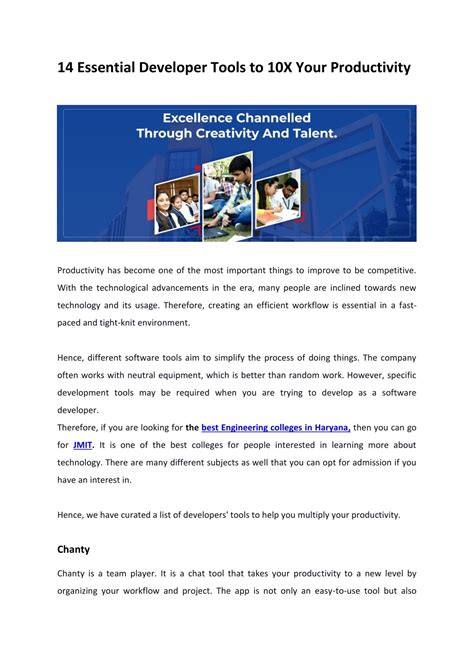 Ppt 14 Essential Developer Tools To 10x Your Productivity Powerpoint Presentation Id11876512