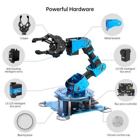 Xarm 1s Hiwonder Intelligent Bus Servo Robotic Arm For Programming Robocraze