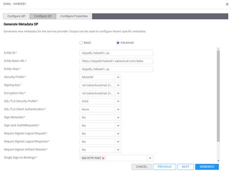 Configure Saml Single Sign On For Each Microsite