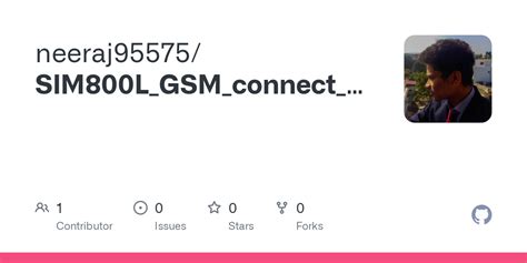 GitHub Neeraj SIM L GSM Connect Arduino
