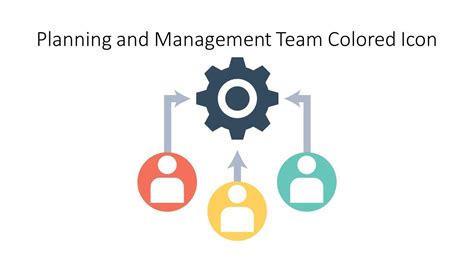 Planning And Management Team Colored Icon In Powerpoint Pptx Png And