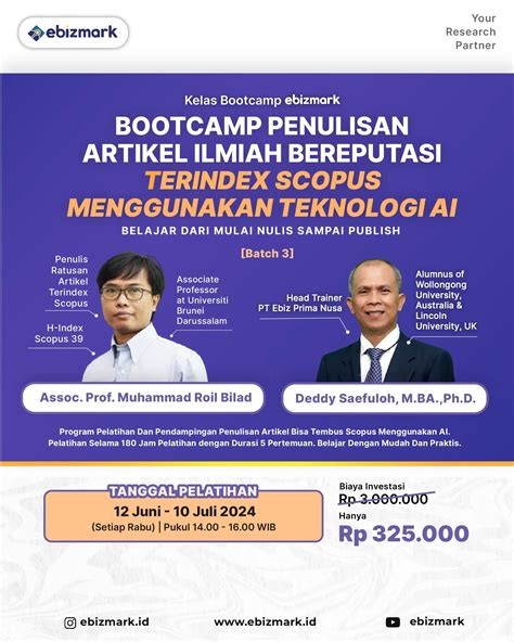 bootcamp scopus ai batch 3 presale ebizmark