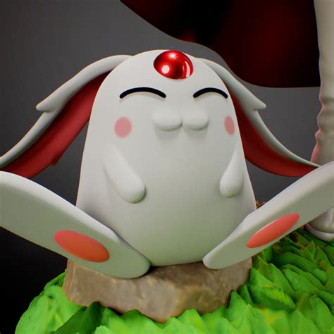3d Printable Mokona Modoki By Inaki Del Castillo