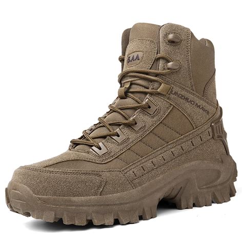 Men Tactical Army Military Desert Ankle Outdoor Boots Jekhaneicom