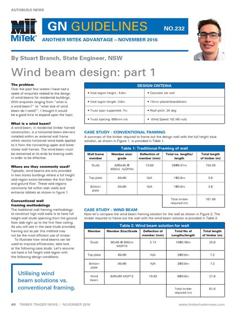 Gn Guideline 232 Pdf Beam Structure Framing Construction