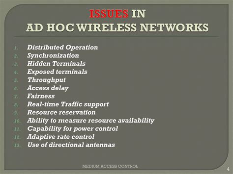 Design Issues In Adhoc Wireless MAC Protocol PDF Computer Networking Computing