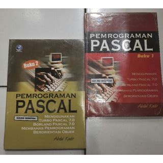 Jual Buku Original 1 Set Pemrograman Pascal Menggunakan Turbo Pascal 7