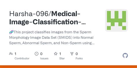 Github Harsha 096 Medical Image Classification Using The Sperm Morphology Image Dataset 🧬this