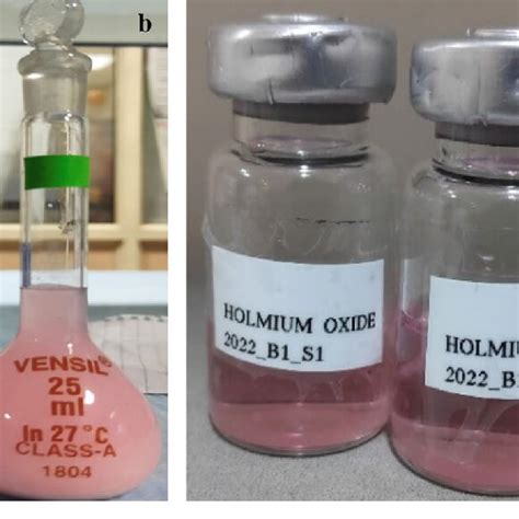 Pdf Preparation Of Holmium Oxide Solution As A Wavelength Calibration