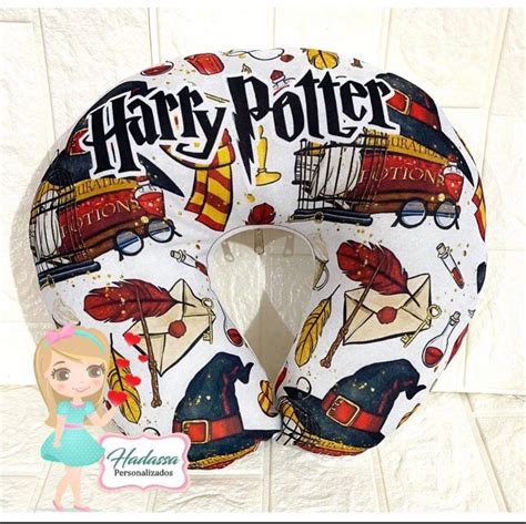 Almofada de Pescoço Estampa Harry Potter Elo7