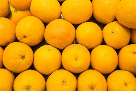 Healthy Food Background Oranges On Market Stock Image Image Of