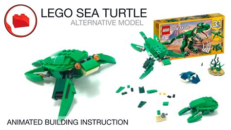 LEGO CREATOR alternative build instructions Lego Turtle MOC Самоделка Инструкция