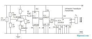 Ultrasonic Transducer Circuit Diagram Working Principle Applications