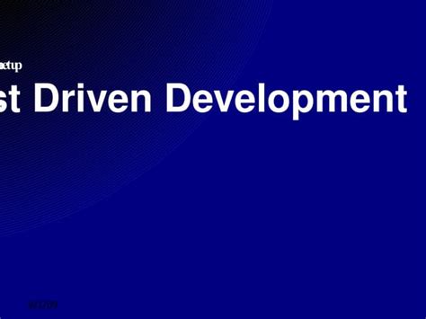 test driven development part 2 odp