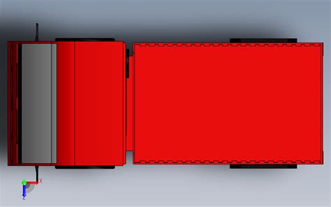 红色小货车 Solidworks 2015 模型图纸下载 懒石网