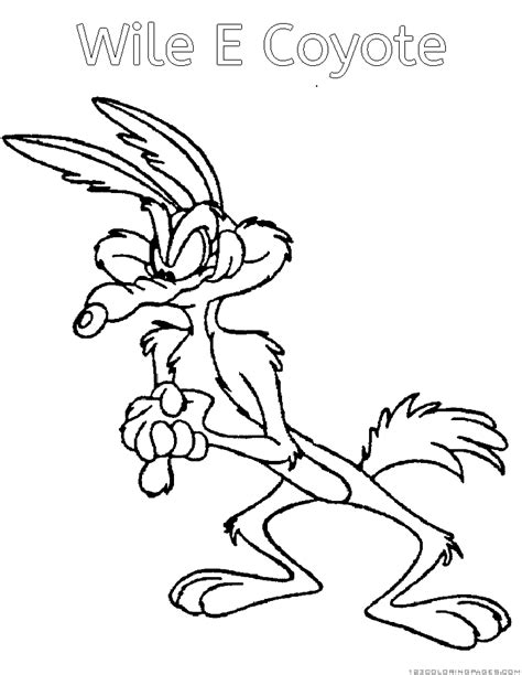 Road Runner And Coyote Coloring Pages
