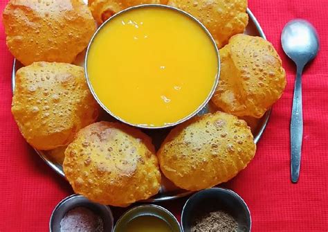 Fresh Mango Juice And Masala Puri Recipe By Sangita Vyas Cookpad
