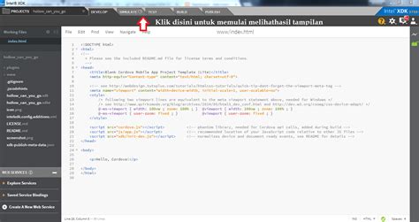Tutorial Membuat Aplikasi Mobile Dengan Intel Xdk Part 1 Kabar Tobi