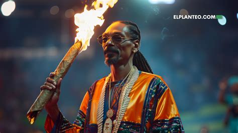 ¡mira A Snoop Dogg Portar La Antorcha En Los Juegos Olímpicos De París