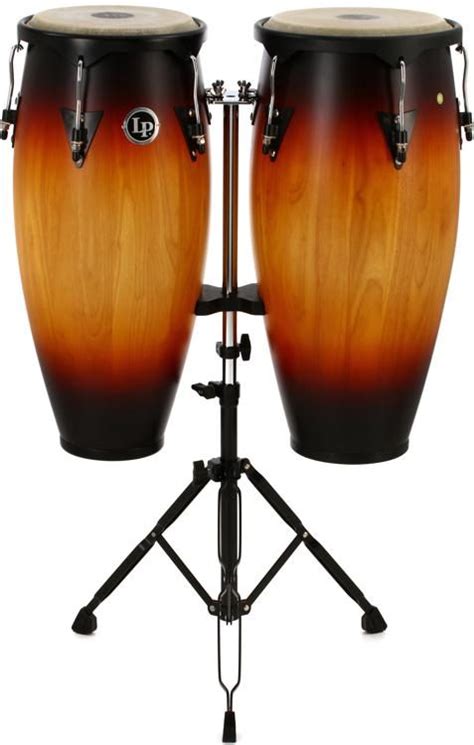 Latin Percussion City Series Conga Set With Stand 10 11 Inch Vintage