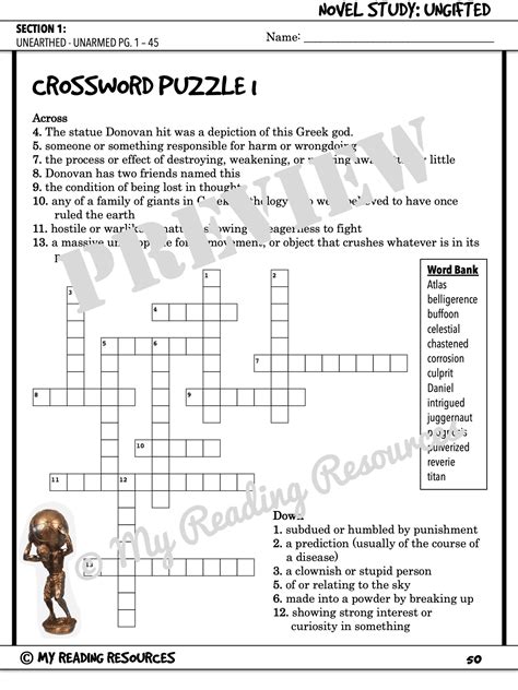 Unted Section Quizzes And Crossword Puzzles My Reading Resources