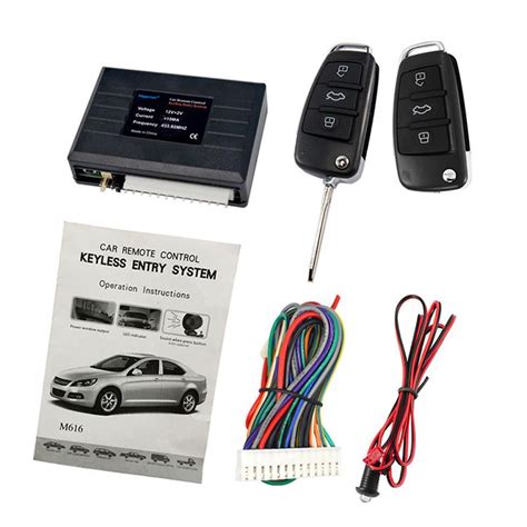 Buy Hippcron Universal Car Alarm Systems Auto Remote Central Kit Door