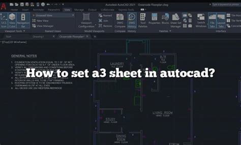 How To Set A Sheet In Autocad