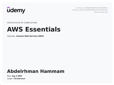 Abdelrhman Nasser On Linkedin View My Verified Achievement From Udemy 😊