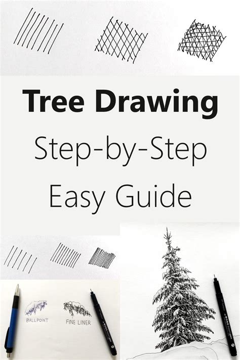 How To Draw Realistic Trees With Pen Ink Artofit