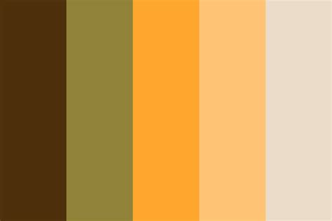 Cantaloupe Analogues Color Palette