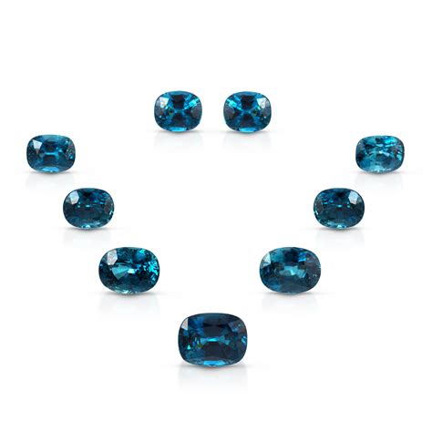 Blue Zircon Set For Necklace Claudia Hamann