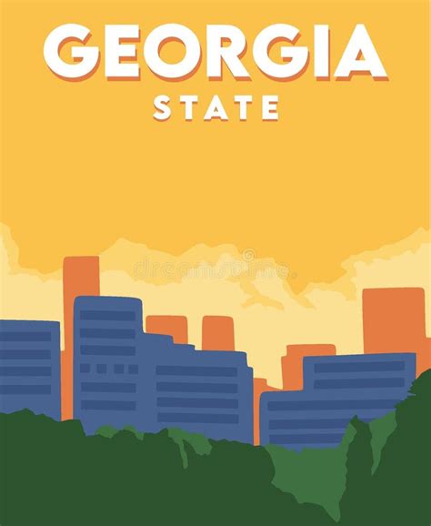 Georgia State Logo Stock Illustrations 771 Georgia State Logo Stock