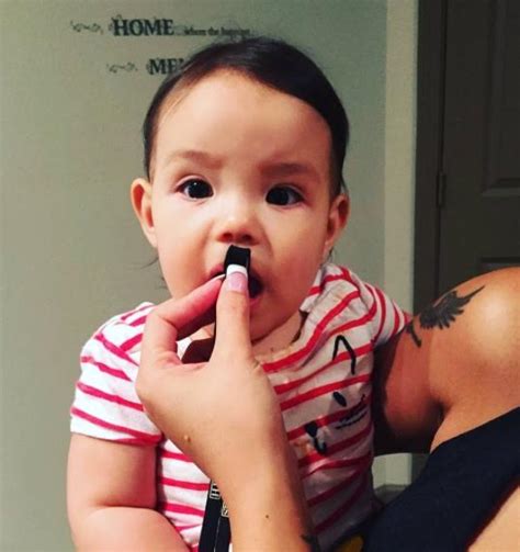 Tila Tequila Posts Photo Of Infant Daughter Wearing Hitler Mustache