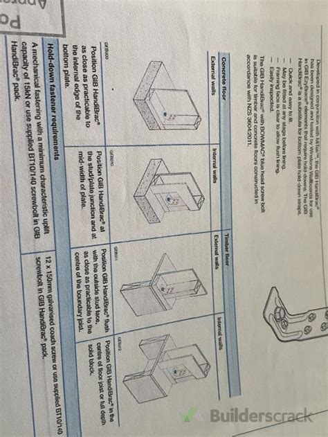 Gib Braceline Installation 527435 Builderscrack