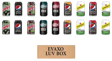Luv Box Variety Zero Sugar Soft Drinks 12oz Ubuy India