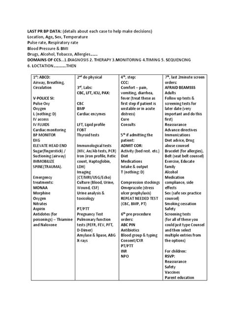 Step 3 Ccs Mnemonicsnew Allergy Health Sciences