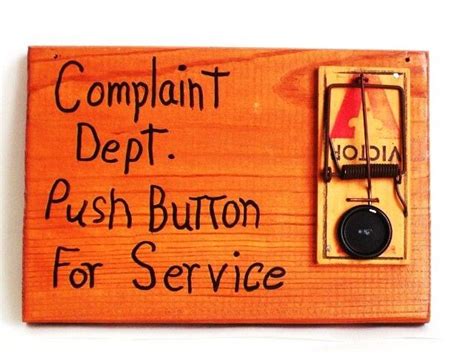 Complaint Dept Mouse Trap Decoration