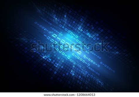 Abstract Technology Security On Global Network Stock Vector Royalty