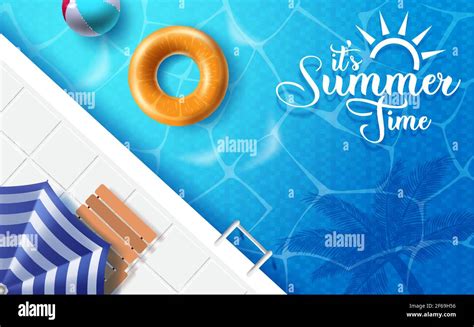 It's summer time vector banner design. It's summer time text in ...